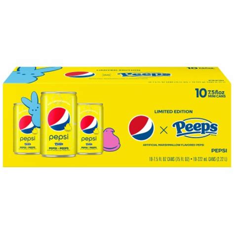Pepsi Peeps® Artificial Marshmallow Flavored Soda 10 Cans 7 5 Fl Oz