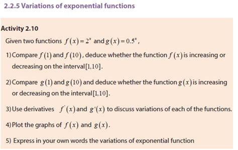 section unit2 logarithmic and exponential functions s6 mathematics