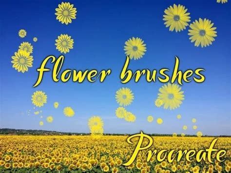 Flower Brushes For Procreate Free Procreate Brushes