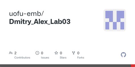 Github Uofu Embdmitryalexlab03