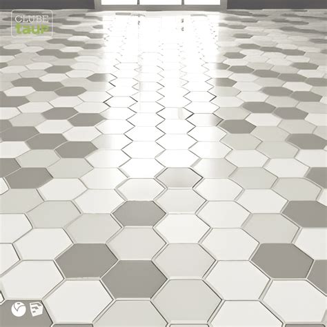 Hexagonal Bege 01 Clube Taup