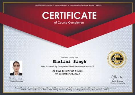 Completed Excel Crash Course By Satish Dhawale Shalini Singh Posted On The Topic Linkedin