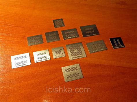 Трафарети Bga 12шт память Ddr Ddr2 Ddr3 Ddr4 Ddr5 продаж ціна у