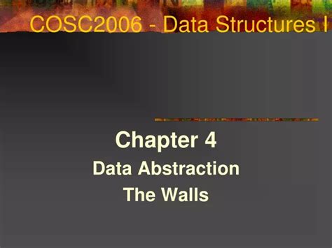 Ppt Cosc2006 Data Structures I Powerpoint Presentation Free