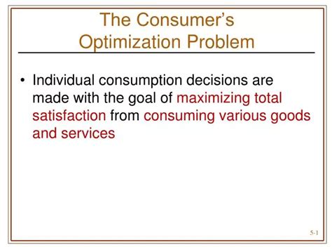 Ppt The Consumers Optimization Problem Powerpoint Presentation Free Download Id 3621408