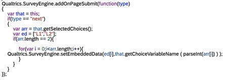 How To Pipe Selected Answers From 4 Separate Multiple Choice Questions Max 2 For Each One Xm