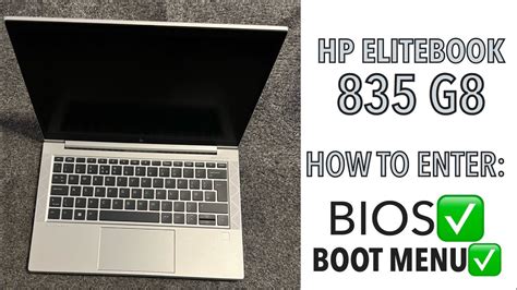Hp Elitebook 835 G8 How To Enter Bios Uefi Settings And Boot Menu Options Youtube