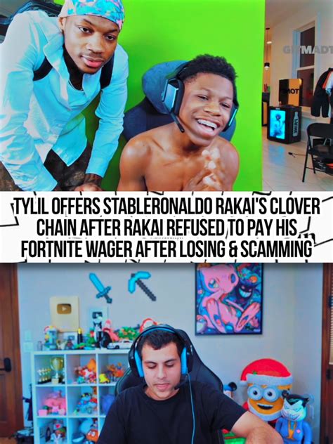Tylil Offers Stableronaldo Rakais Clover Chain After Rakai Refused To
