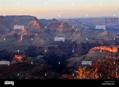 Sunrise From Grandview Point South Rim Grand Canyon National Park