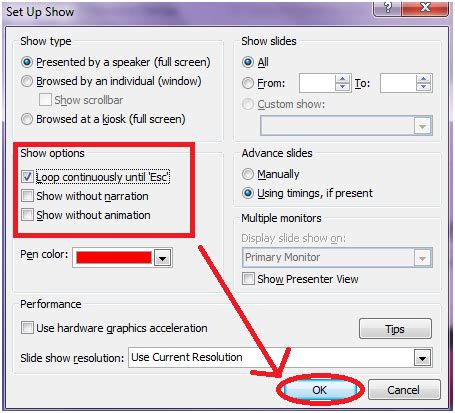 How To Loop A PowerPoint