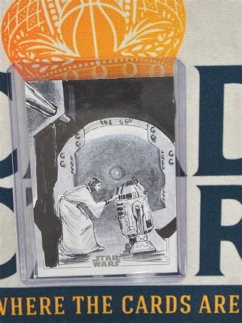 Matthew Skillern 2025 Topps Chrome Star Wars Sketch Card Silver Foil