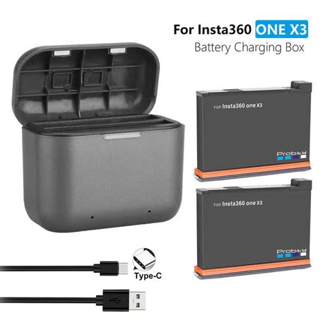 Insta Para X Rechargeable Card Slot Battery Charging Box Para Sa Insta ONE X