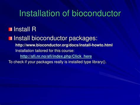 PPT Introduction To BioConductor PowerPoint Presentation Free Download ID 5658772