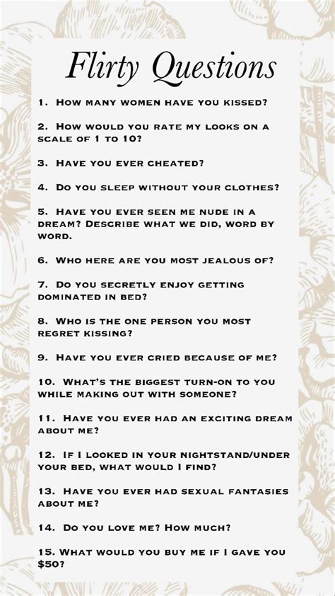 The Question Game Flirty Questions Flirty Questions Fun Questions To Ask Questions To Ask