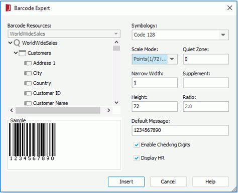 barcode expert dialog logi analytics