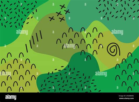 Creative Doodle Art Header With Different Shapes And Textures Stock Vector Image And Art Alamy