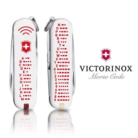 Morse Code Knife Navaja Con El Código Morse Internacional