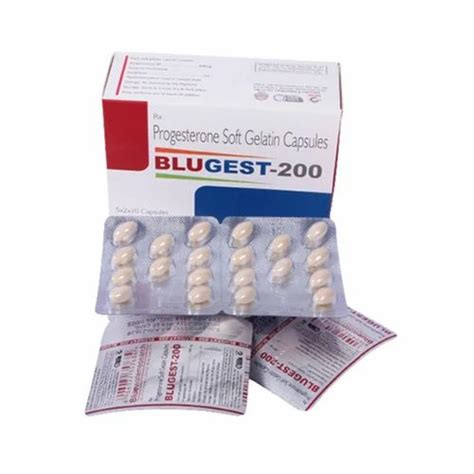 Natural Micronized Progestrone 200mg Capsules Packaging Type Strip At