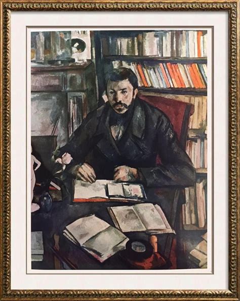 Paul Cezanne Portrait Of Gustave Geffroy C 1895 Fine Art Print