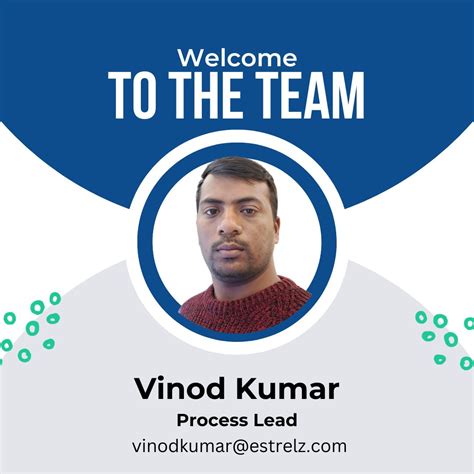 Mohan Kumar Loganathan On Linkedin Welcome To The Team Vinod Kumar