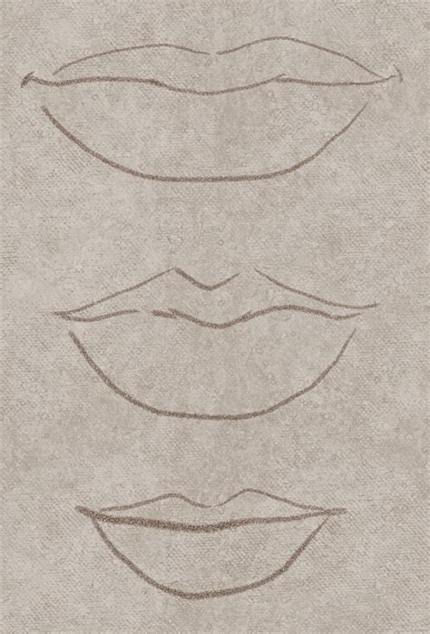 How To Draw Normal Lips