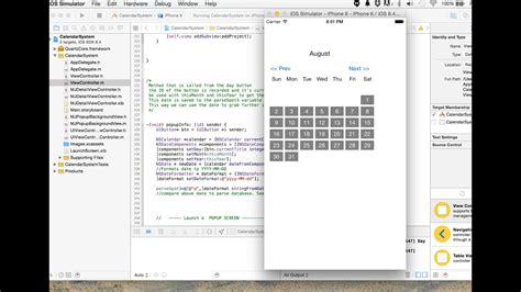 Objective C Calendar 1 Youtube