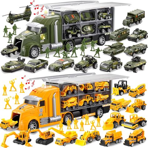Joyin 25 In 1 Green Military Big Truck Toys With 25 In 1