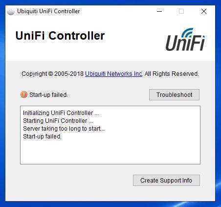 Ubiquiti UniFi Controller Not Starting Networking Spiceworks Community
