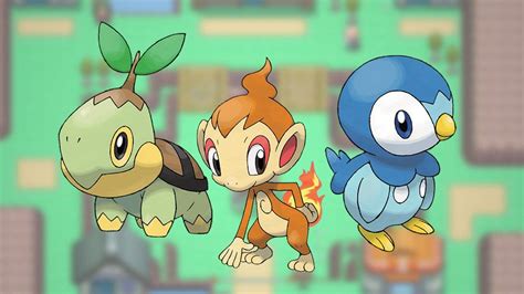 Pokemon Pearl Starters Evolutions
