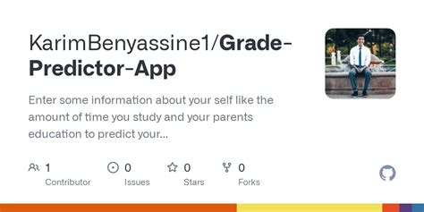 Github Karimbenyassine1grade Predictor App Enter Some Information