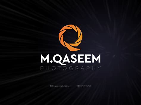 M Qaseem Photography Logo By Ashhad Khan On Dribbble