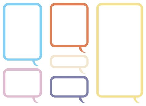 Speech Bubble Set Vector Illustration Isolated On White 22326080 Vector Art At Vecteezy