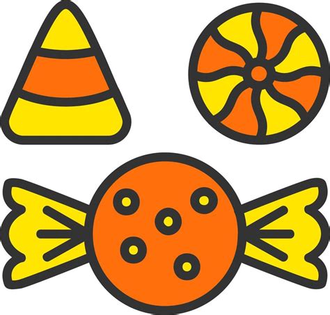 Halloween Candy Vector Icon 16509538 Vector Art At Vecteezy