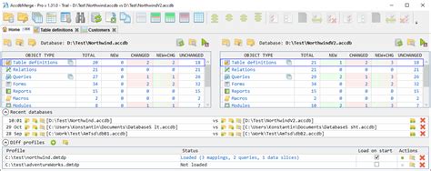 Accdbmerge Diff And Merge Tool For Microsoft Access Files