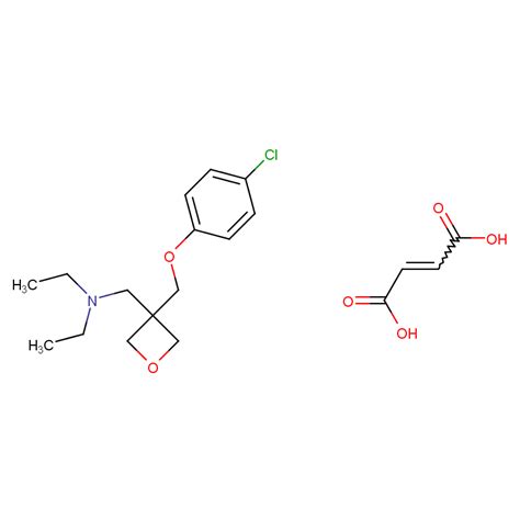 N 3 4 Chlorophenoxymethyl Oxetan 3 Yl Methyl N Ethylethanamine