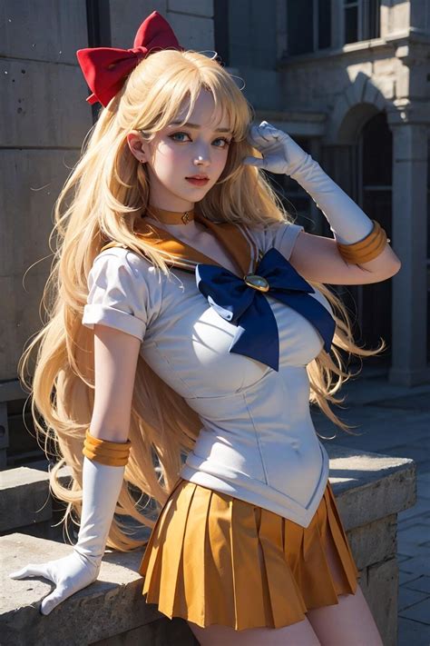 Ai로 생성한 세일러문 세일러 비너스 아이노 미나코 반실사 느낌 이미지만들기 2023 세일러 비너스 세일러문 모델