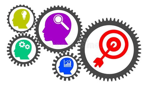 Concept Of Business Process Stock Illustration Illustration Of