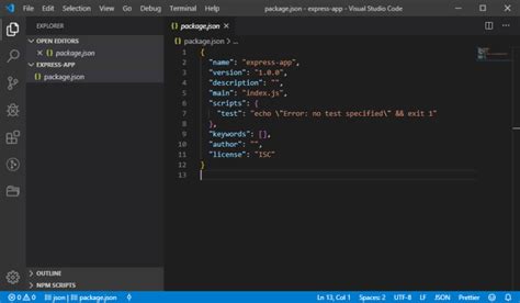 Getting Started With Nodejs App Using Visual Studio Code Craftsman Nadeem