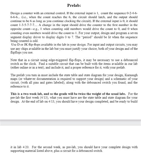 Solved Design A Counter With An External Control If The Chegg Com