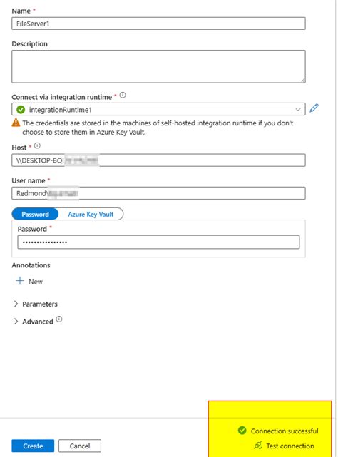 How To Configure Shared Folder With Self Hosted Integration Runtime To Copy Files To Azure