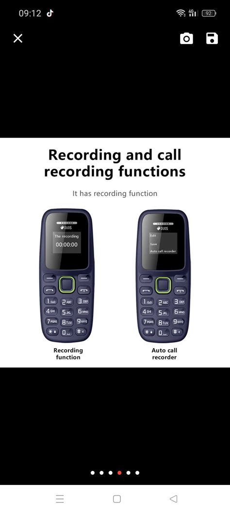 Міні телефон Servo Bm 310 з автоматичним записом розмов 500 грн Мобільні телефони