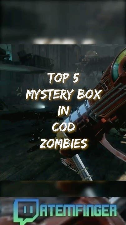 Top 5 Iconic Mystery Box Locations In Cod Zombies Youtube
