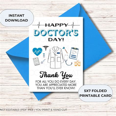National Doctors Day Cards Etsy