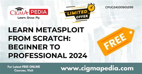 Learn Metasploit From Scratch Beginner To Professional 2024 Free