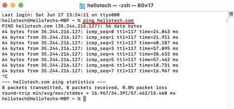 How To Do A Ping Test On A Mac Computer Hellotech How