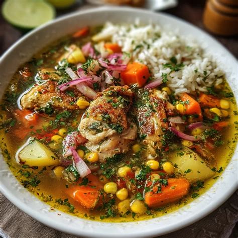 Aguadito De Pollo Peruvian Chicken Soup Cooking With Chef Anita