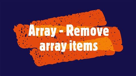 Python Array Remove Array Items Viral Videos Viralvideo Array Arrays Arrayinpython