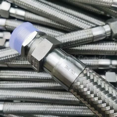 304 Or 316 Stainless Steel Braided Hose With 316 Female Npt Ends