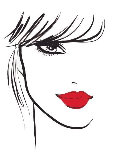 Schwarz And Weiß Mit Einem Pop Von Red ~ Silhouette Art Beauty Art