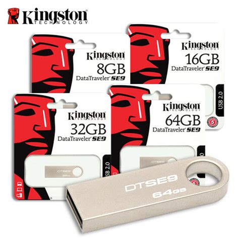 Kingston DTSE9H Pendrive 8GB 16GB 32GB 64GB Data Traveler SE9 USB 2.0 ...